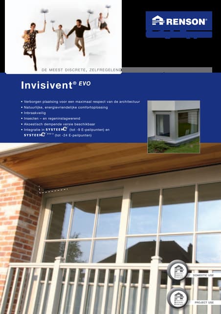 Renson - Fixscreen mono ak | PDF