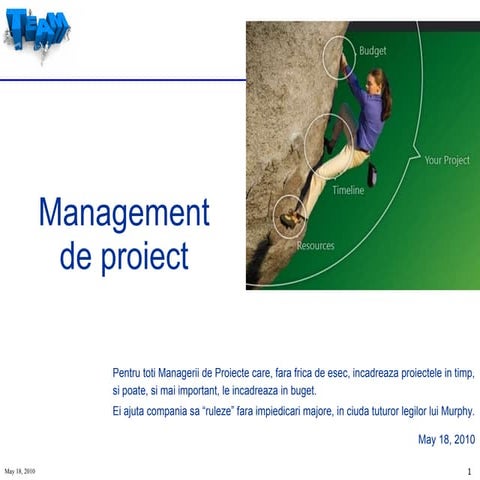 Cursuri Manager de Proiect | PDF