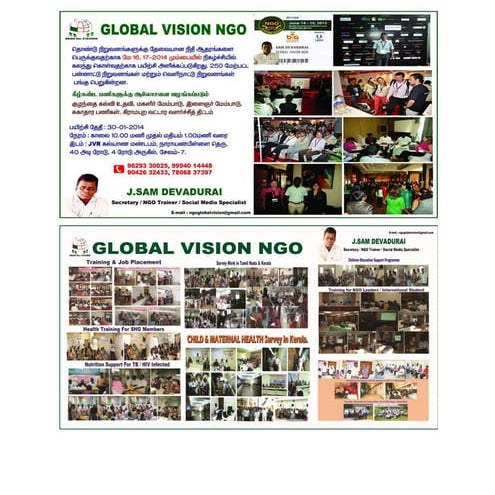 Global vision ngo activity | PDF
