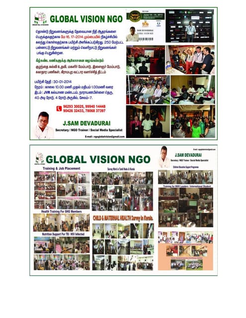 Global vision nutrition support programme | PPT