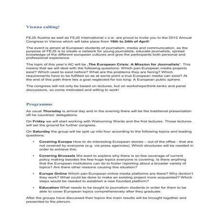 Invitation letter-ac-vienna | PDF | Internet for Beginners | Internet