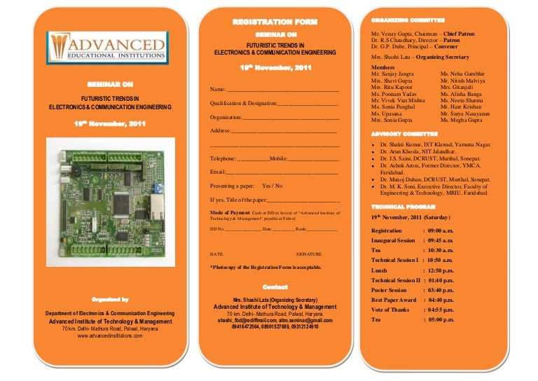 INVITATION BROCHURE