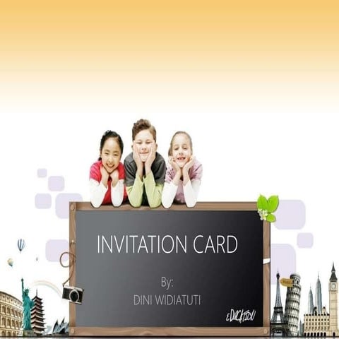 Invitation card grade 8 | PPTX