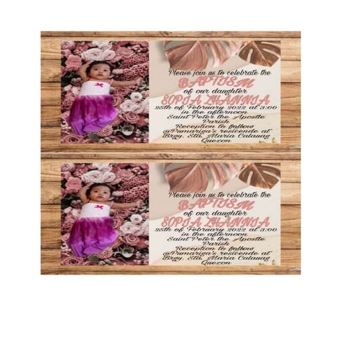 Invitation layout | DOCX