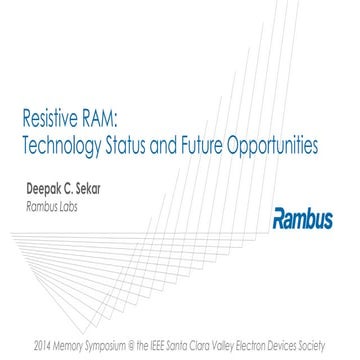 RRAM Status and Opportunities | PDF