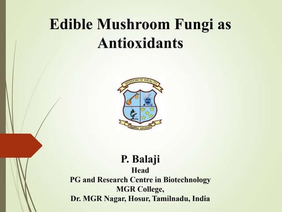 Types of edible mushroom in india | PPT