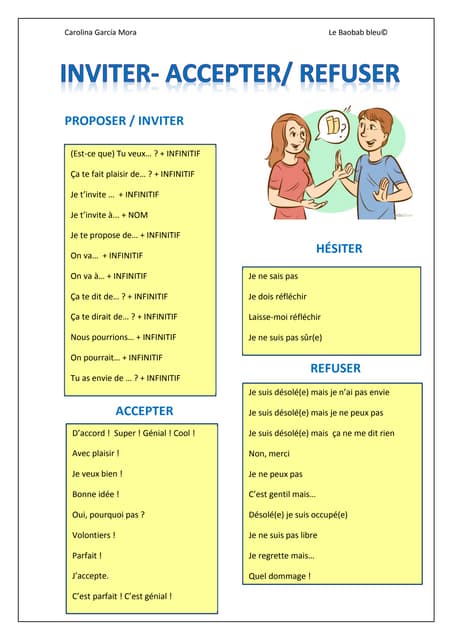 Lexique la politesse (B1) | PDF