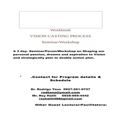 Invite vision casting (recovered) | RTF