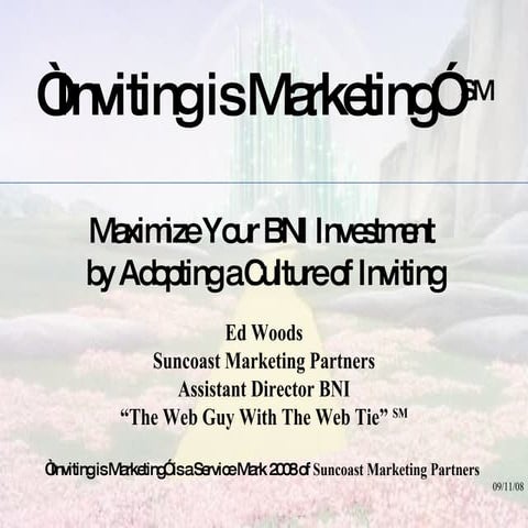 Inviting Is Marketing (c) | PPT