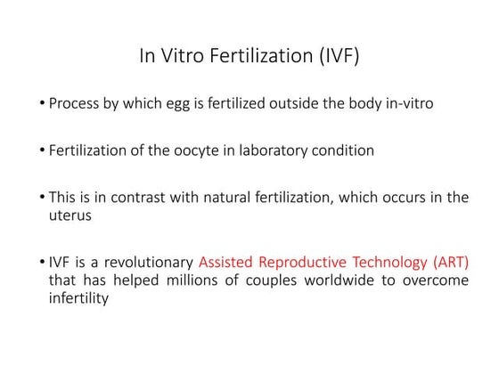 In-Vitro Fertilization | PPT