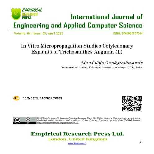 In Vitro Micropropagation Studies Cotyledonary Explants of Trichosanthes Anguina (L).pdf