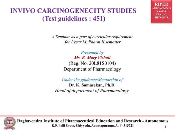 CARCINOGENICITY | PDF