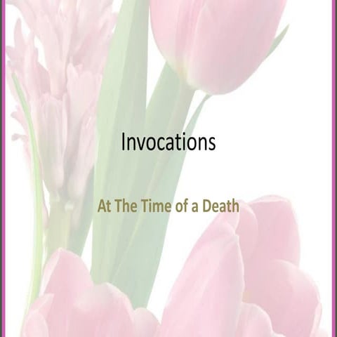 Invocations at the time of death | PDF