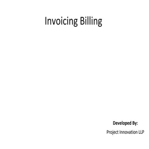 Invoice and billing | PPS