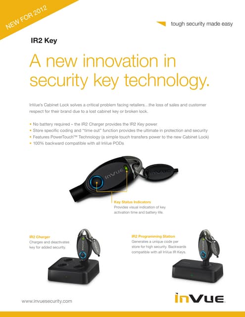 In Vue Cabinet Lock Info Sheet | PDF
