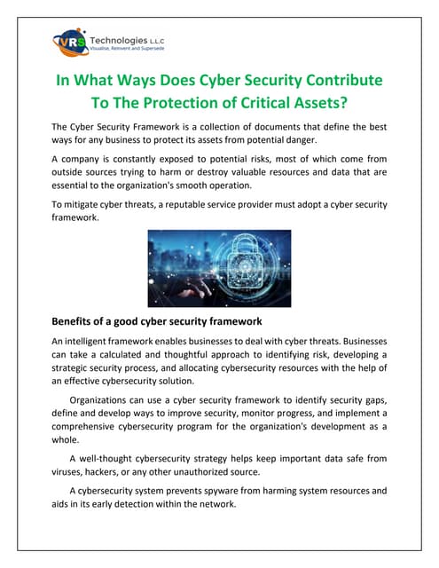 Cyber security framework in india ... an overview | PPT