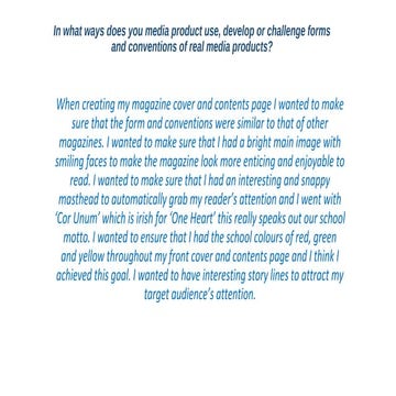 Evaluation - Question 1 | ODP