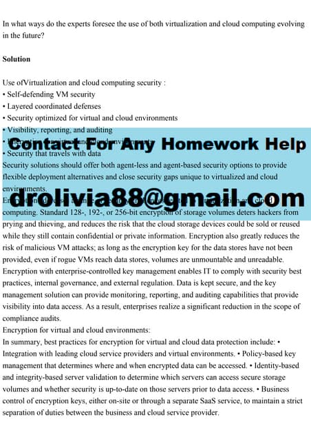 Data Encryption and Protection in Cloud Computing | PDF