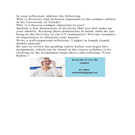 In your reflection, address the followingWhy is diversity and inc.docx