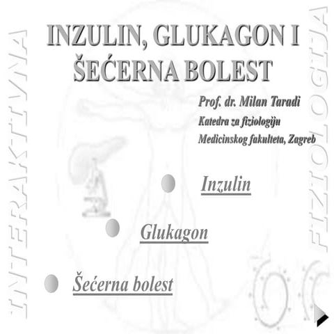 Inzulin i šećerna bolest | PPT