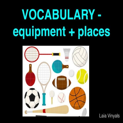 Presentation of vocabulary sports 1 | PDF