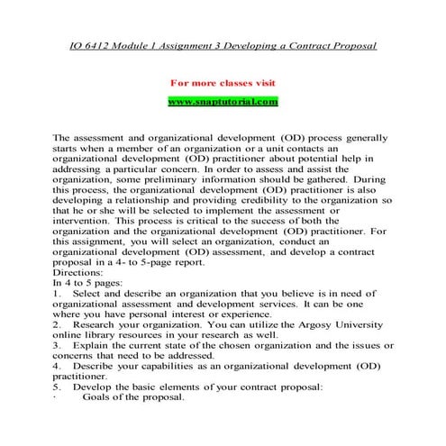 MGT 334 help A Guide to career/Snaptutorial | PDF