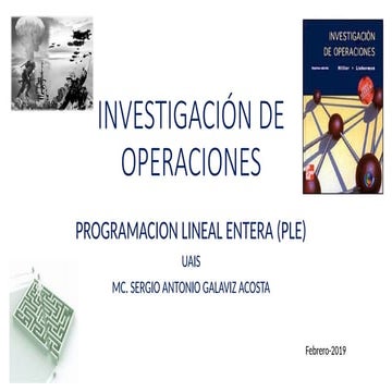 Modelos De Programacion Entera | PPTX