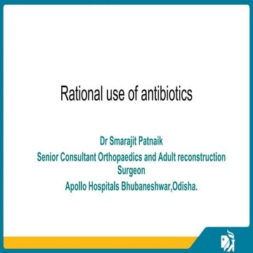 IRational use of antibiotics | PPTX