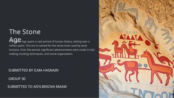 Stone age technology | PPTX