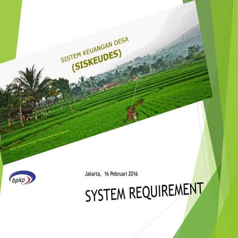 Sys req simda desa | PPTX
