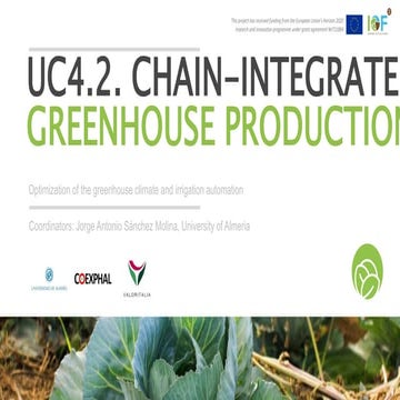 Chain-integrated greenhouse production | PPT