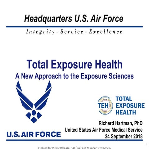 Total Exposure Health - A New Approach to the Exposure Sciences | PPT