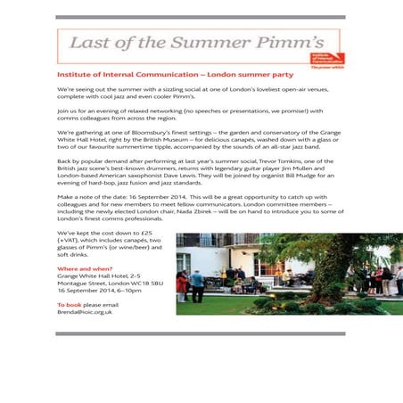 Io ic london_summer_party | PDF