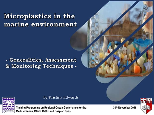 Microplastic Pollution - Presentation | PPTX