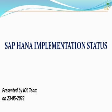 SAP Status flow chart for business enhancement | PPTX | Logistics ...