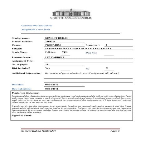 IOM assignment | DOC