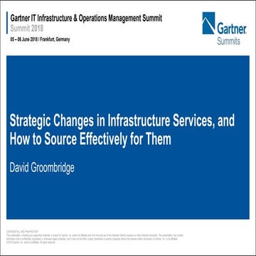 Gartner 2013 it cost optimization strategy, best practices & risks | PDF