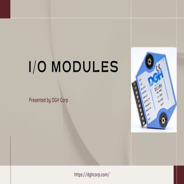Io modules | PPTX