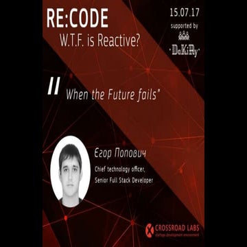 Io monad (Yehor Popovych ) | PPT