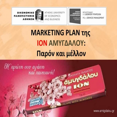 Marketing Plan of Ion | PPT