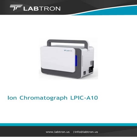 Labtron Equipment Ltd Ion-Chromatograph-LPIC-A10 | PDF | Chemistry ...