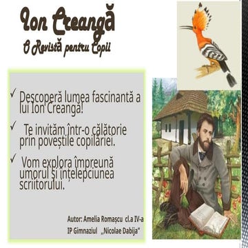 Ion creangă biografie | DOC
