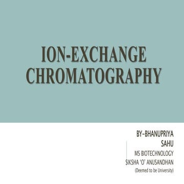 ION-EXCHANGE CHROMATOGRAPHY.pptx