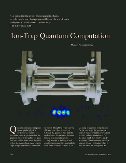Quantum information technology | PPTX