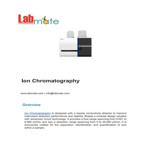 Ion Chromatography | PDF