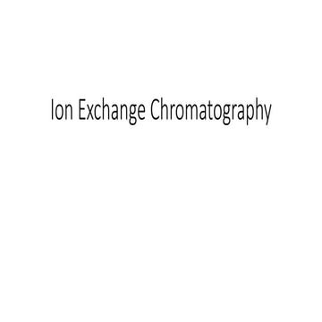 Ion Exchange Chromatography.pptx