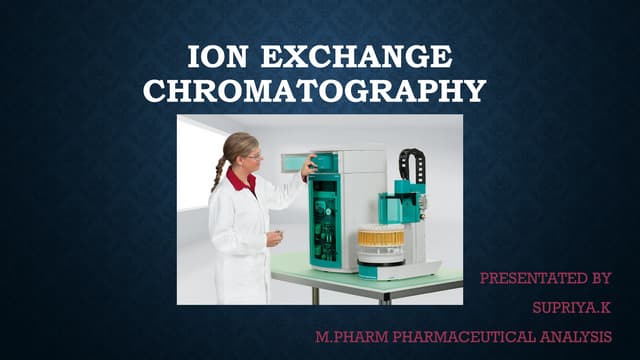 Ion exchange chromatography | PDF