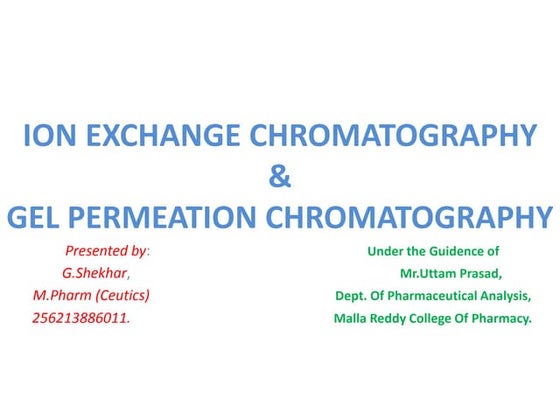 The Power of Ion Exchange Chromatography.pptx