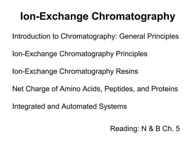 Ion exchange process | PDF