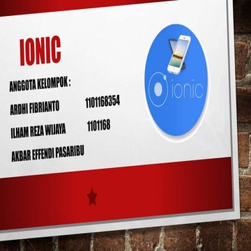 Ionic | PPTX